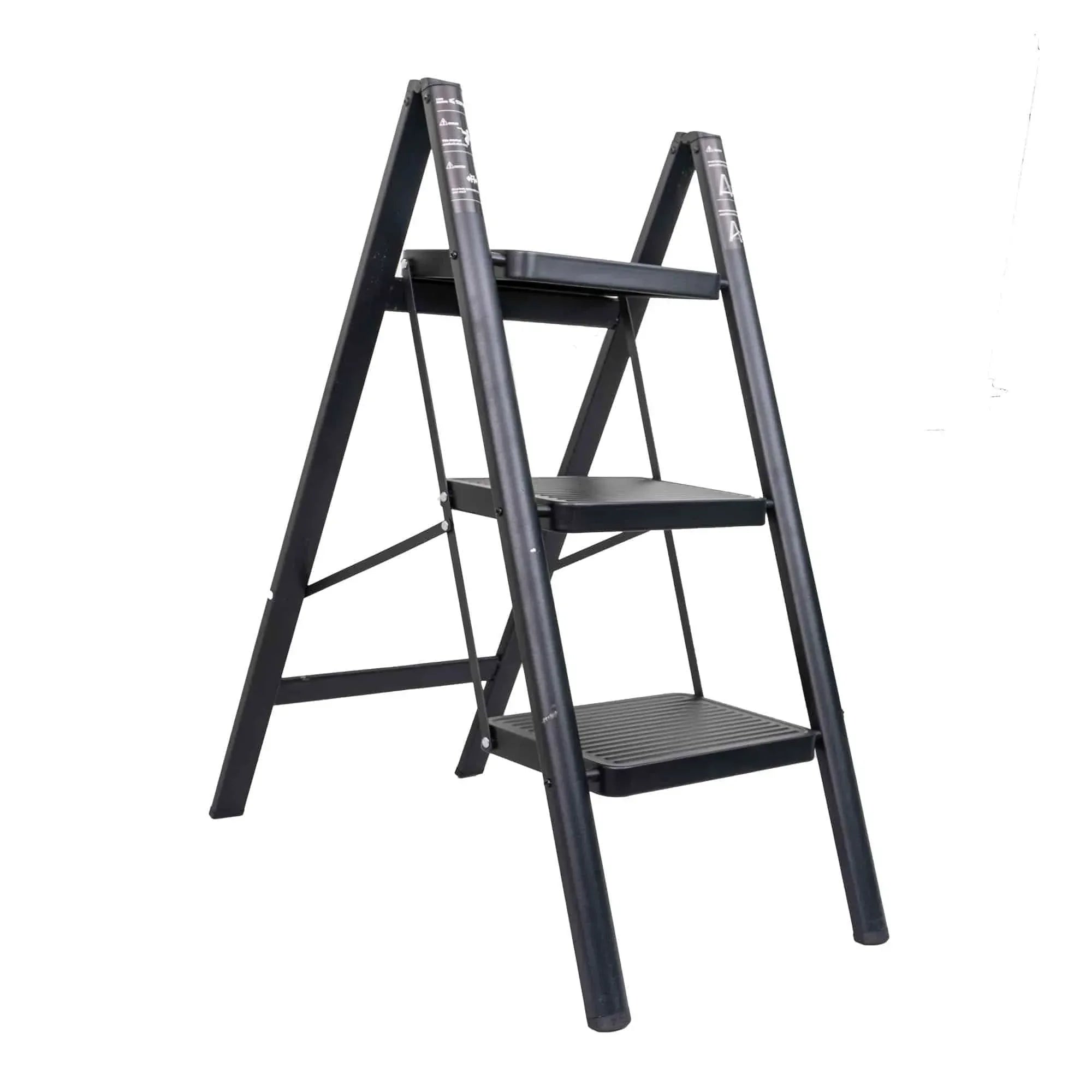 Scara pliabila din metal, cu 3 trepte, maxim 150kg / ZTS 8183 – 221.ro